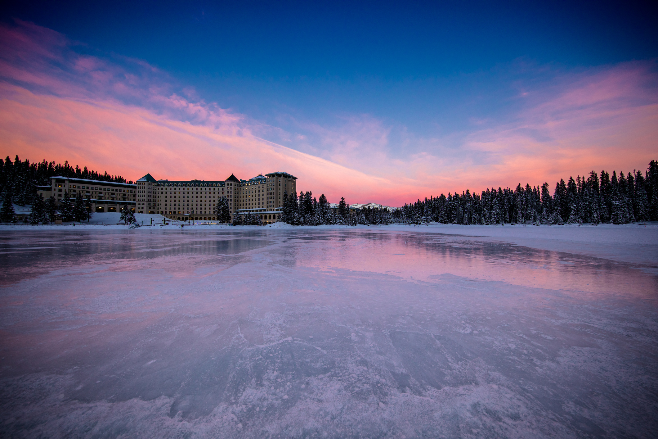 Lake Louise, Marble Canyon Icewalk and Banff Town from Calgary/Canmore ...